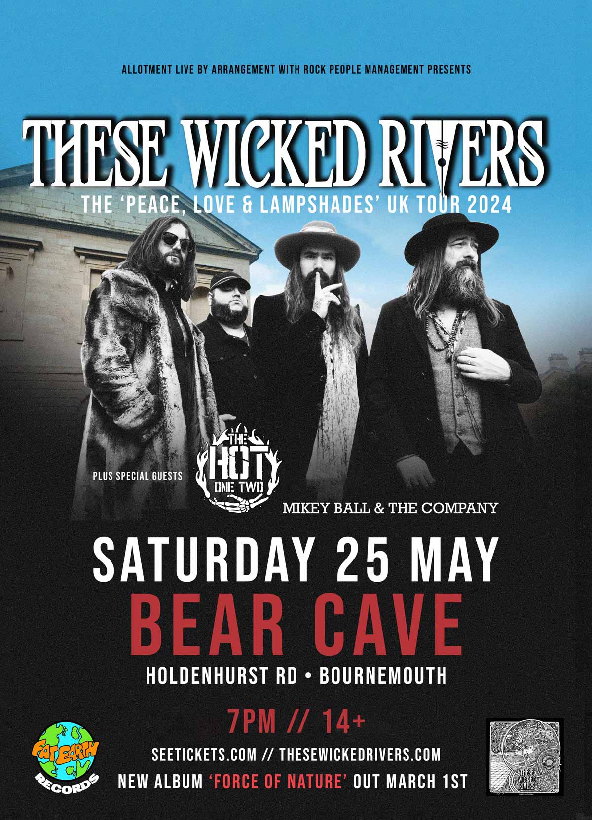These Wicked Rivers - Bear Cave, Bournemouth Sat, 25 May 2024 ...